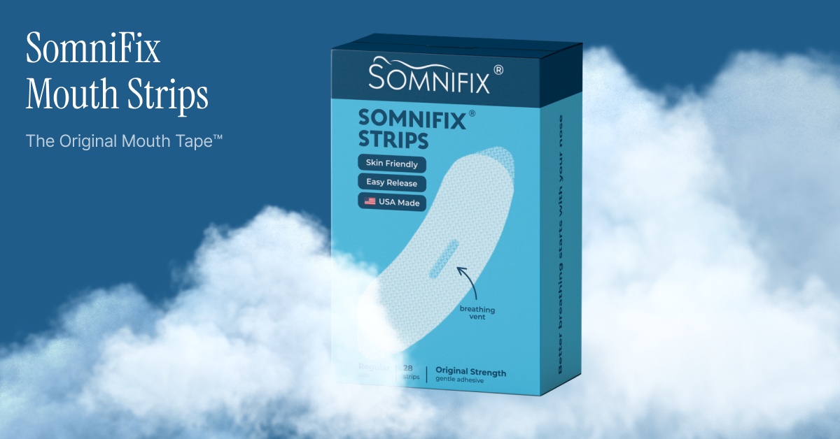 SomniFix | Gentle Mouth Strips for Better, Quieter Sleep